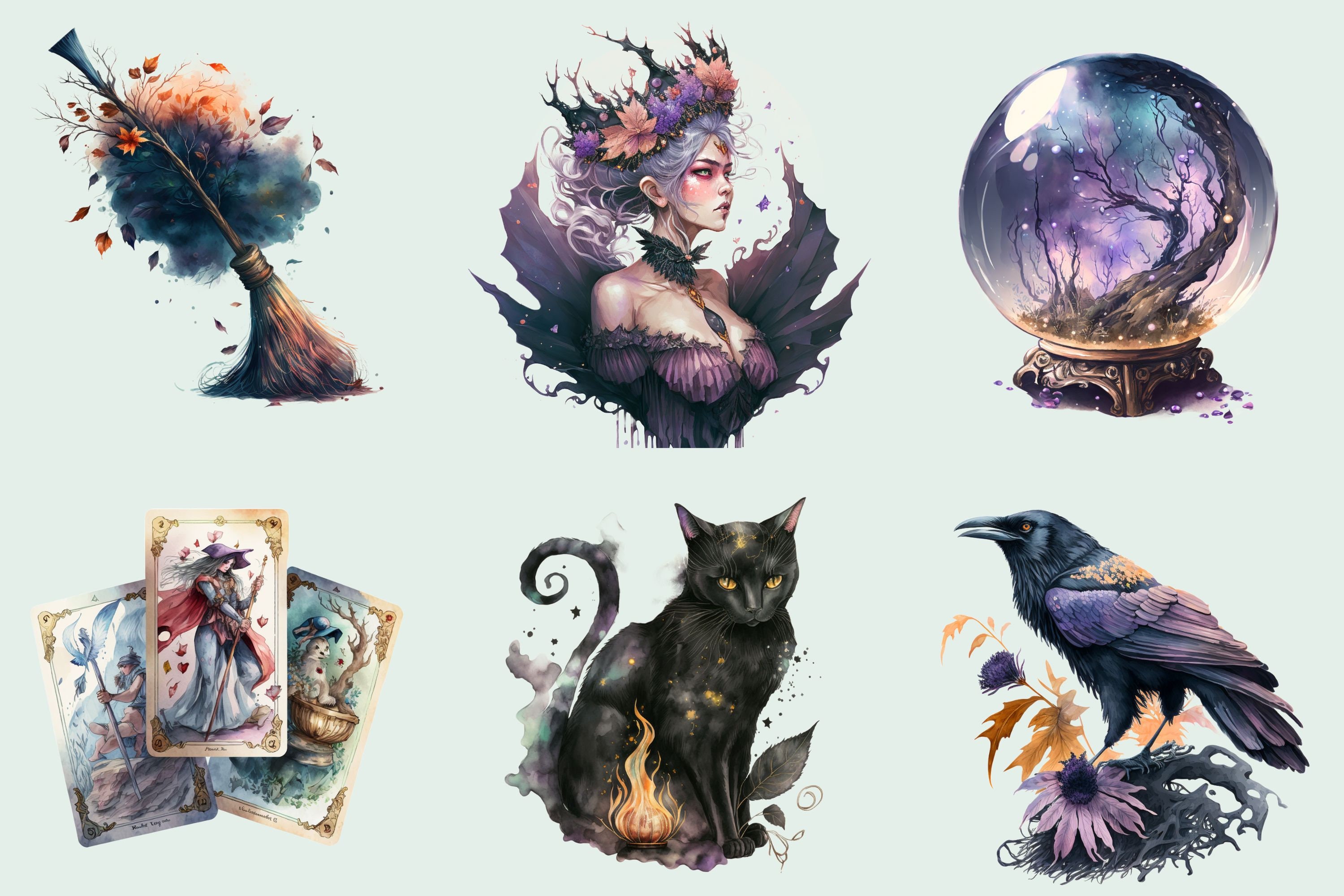 Dark Witch Clipart Witch Clip Art Png Magic Clip Art - Etsy Australia