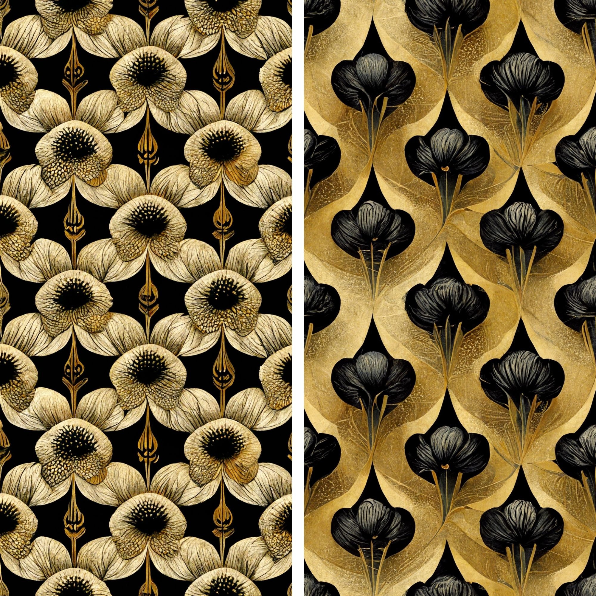 Black And Gold Patterns