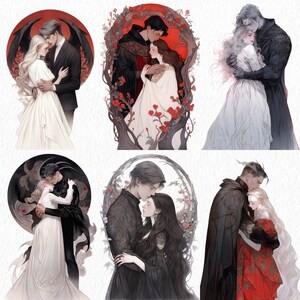 Forbidden Love Digital Stickers, Valentines Clipart Bundle ,booktok ...