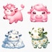 Chonky Chibbi Cow Digital Stickers, Valentine Png,kawaii Cow Png, Cute ...