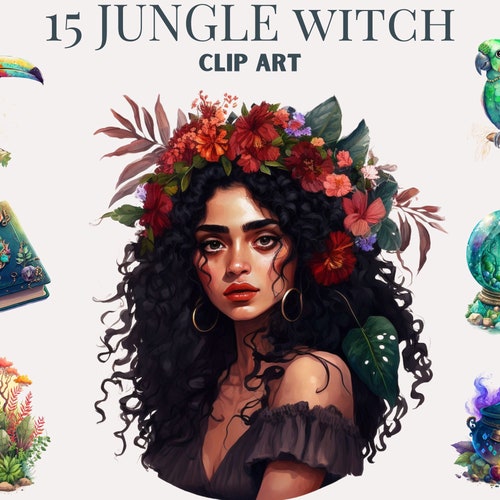 Good Witch Clipart Witch Clip Art Png Magic Clip Art - Etsy Australia