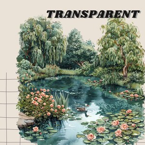 Watercolour Wild Rose Cottage Sticker Bundle, Floral Clipart, Wild Rose ...