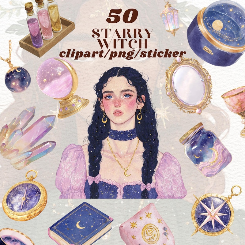 Celestial Png Stickers - Etsy