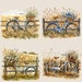 Watercolour Cozy Summer Bike Digital Stickers, Clipart Bundle, Bike and ...