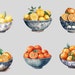 Watercolour Citrus Fruit Clipart Bundle, Orange, Lemon, Lime Clipart ...