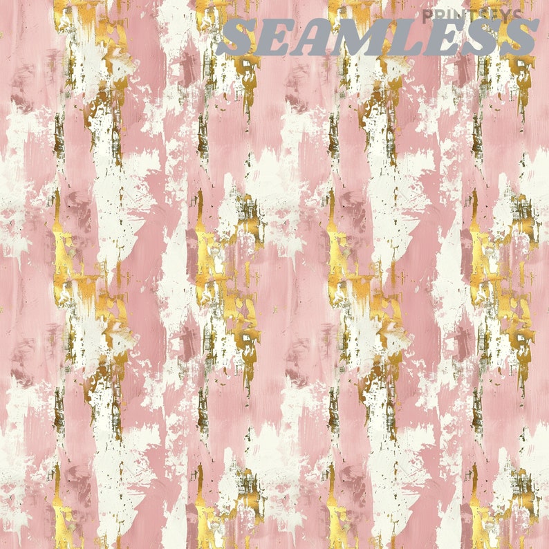 Pink Gold Distressed Grunge Digital Paper, Backgrounds With Distressed ...