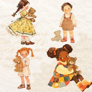 Cute Cottagecore Toddlers Digital Sticker, Toddler Png, Cute Kids ...