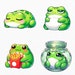 Kawaii Chunky Toad Digital Stickers, Valentine Png, Cute Toad Png,funny ...