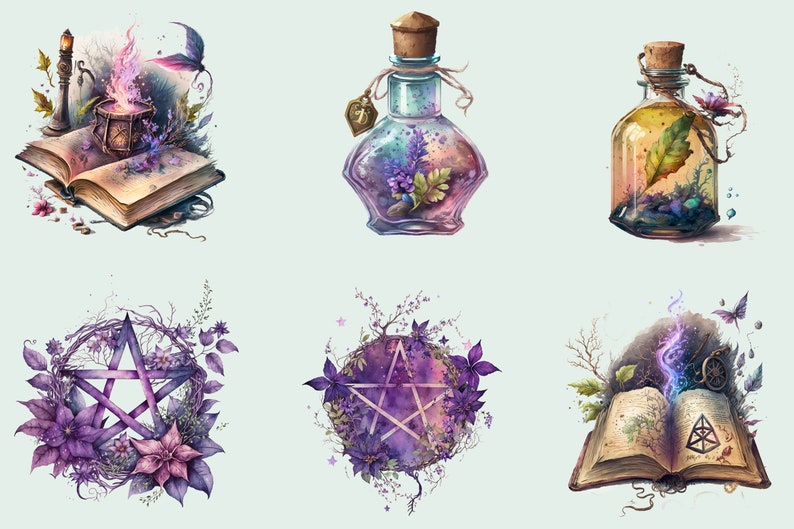 Dark Witch Clipart Witch Clip Art Png Magic Clip Art - Etsy