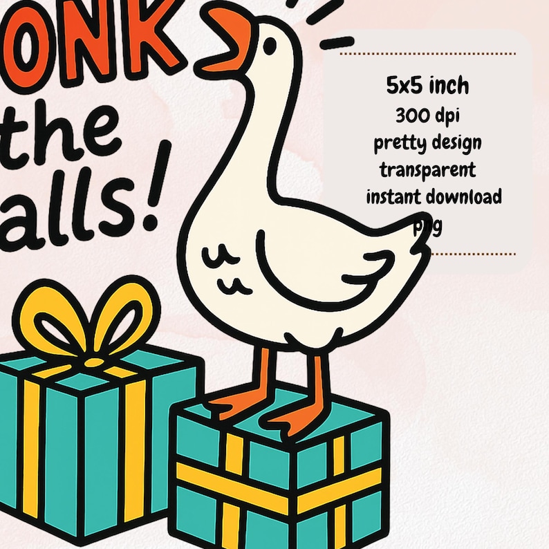 Cute Funny Christmas Goose Clipart Bundle, Cozy Holiday, Cute Animals ...