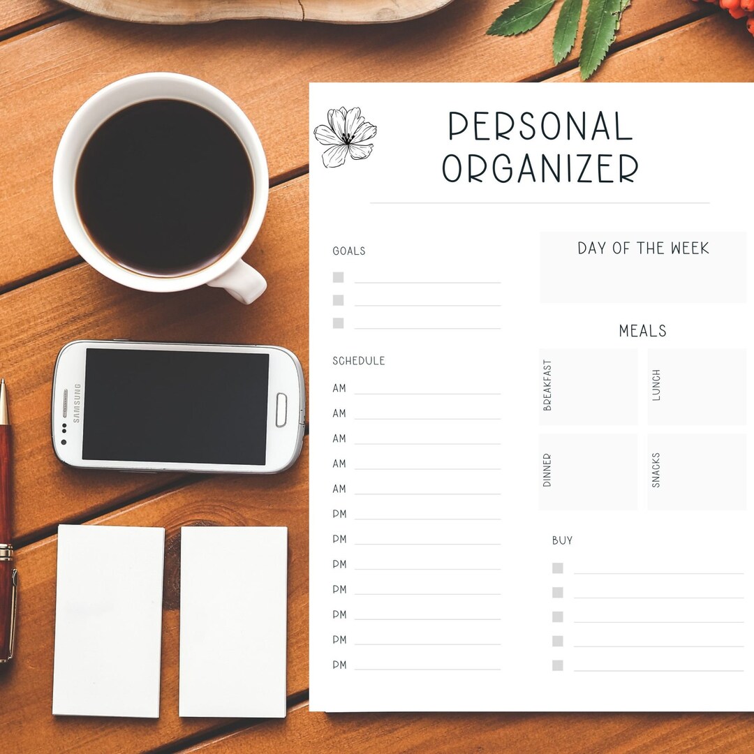 Planner Bundle to Get Organized Daily Planner Weekly Planner Monthly ...