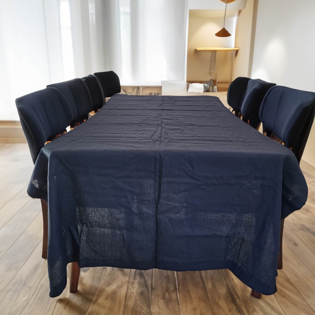 Pure Linen Table Cloth: Elegance and Versatility in 8 Sizes, 6 Stunning ...