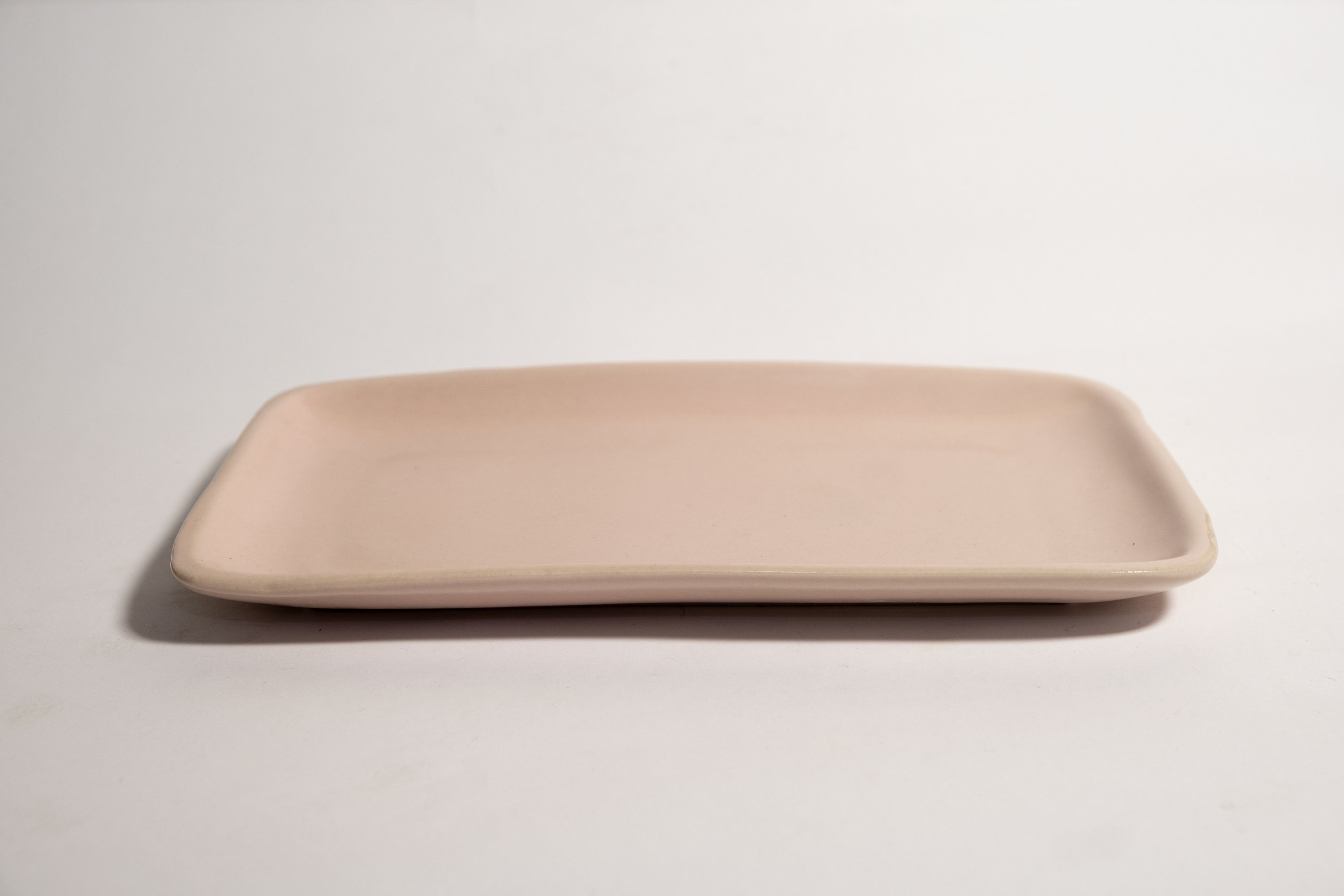 Handmade Ceramic Rectangle Platter , Appetizer Tray Set of 2 ...