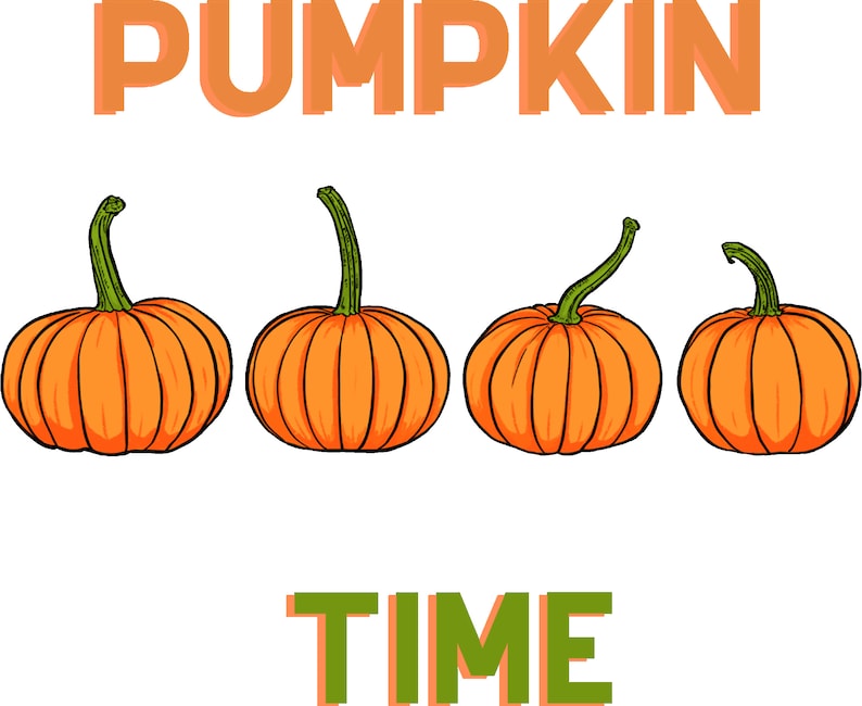 Pumpkin Time SVG, Fall Sign SVG, Pumpkin Script SVG, Digital Download ...