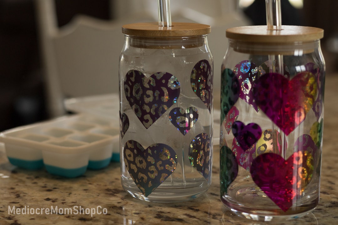 Holographic Leopard Print Iced Coffee Cups - Etsy