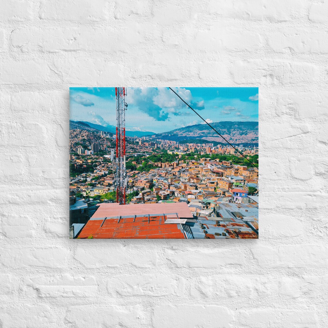 Communa 13 Medellin Colombia Canvas - Etsy
