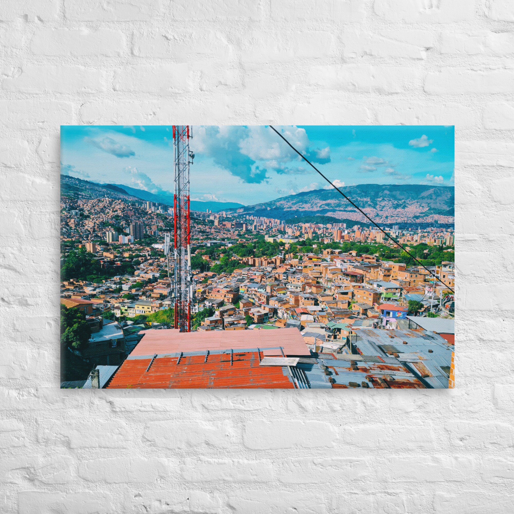 Communa 13 Medellin Colombia Canvas - Etsy