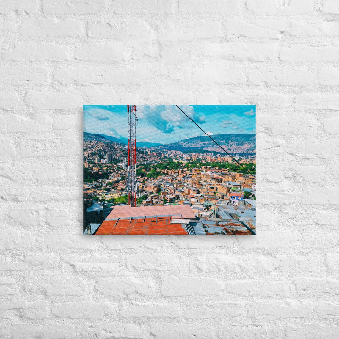 Communa 13 Medellin Colombia Canvas - Etsy