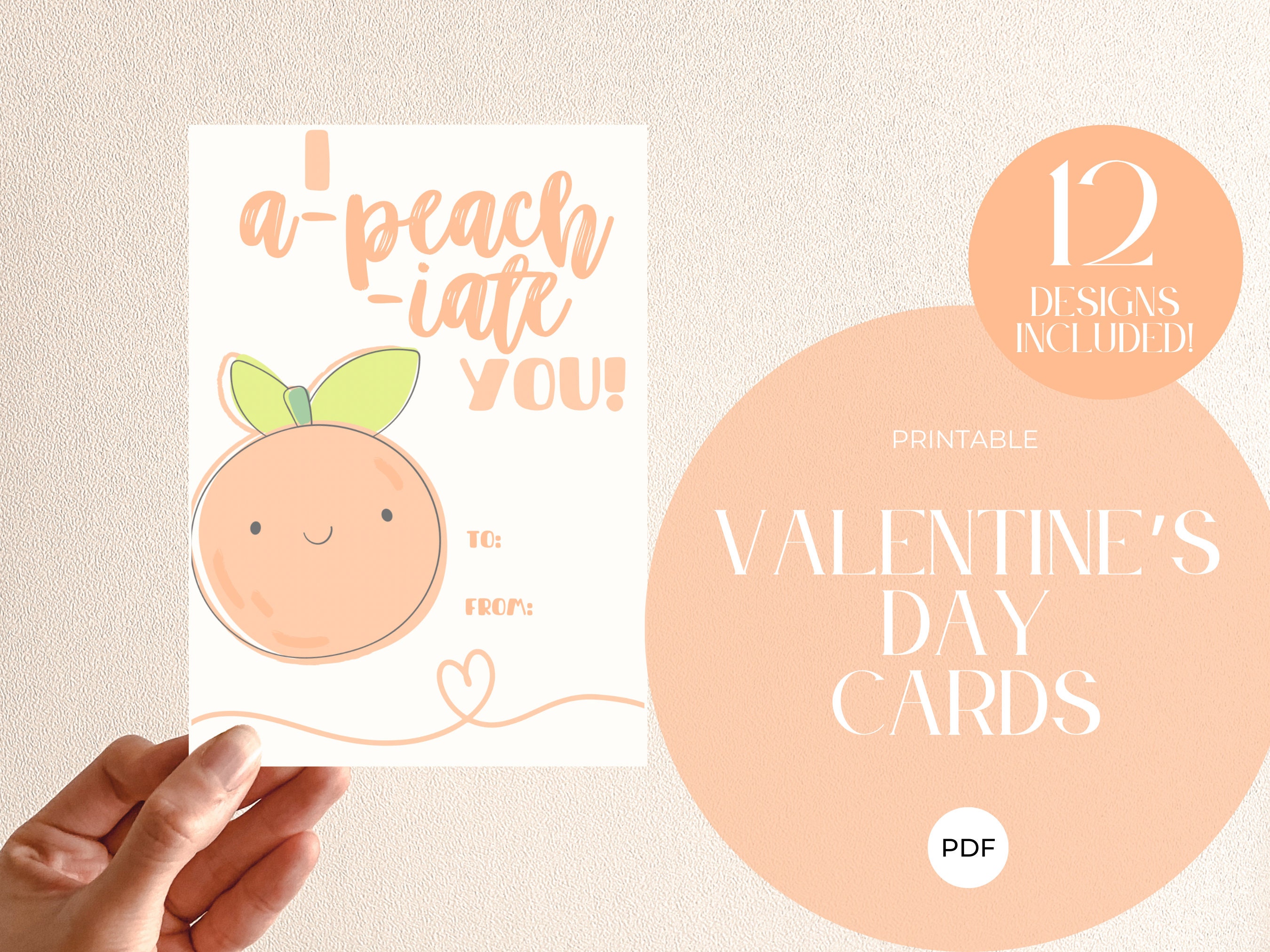 Printable Food Pun Funny Valentine Cards Set of 12 Printable Designs ...