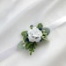 Small Dusty Blue + White Eucalyptus Child Corsage, Blue Flower Girl ...