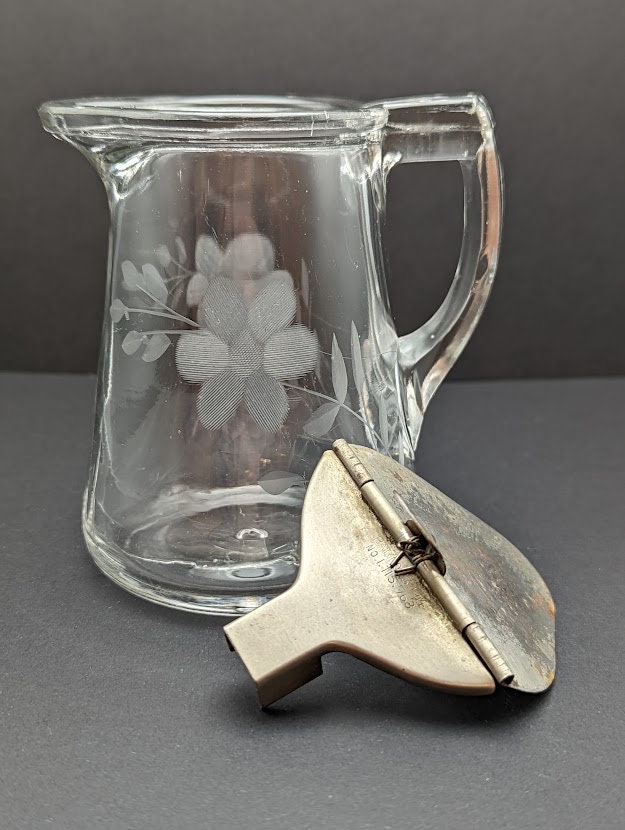Antique Syrup Pitcher - Etsy