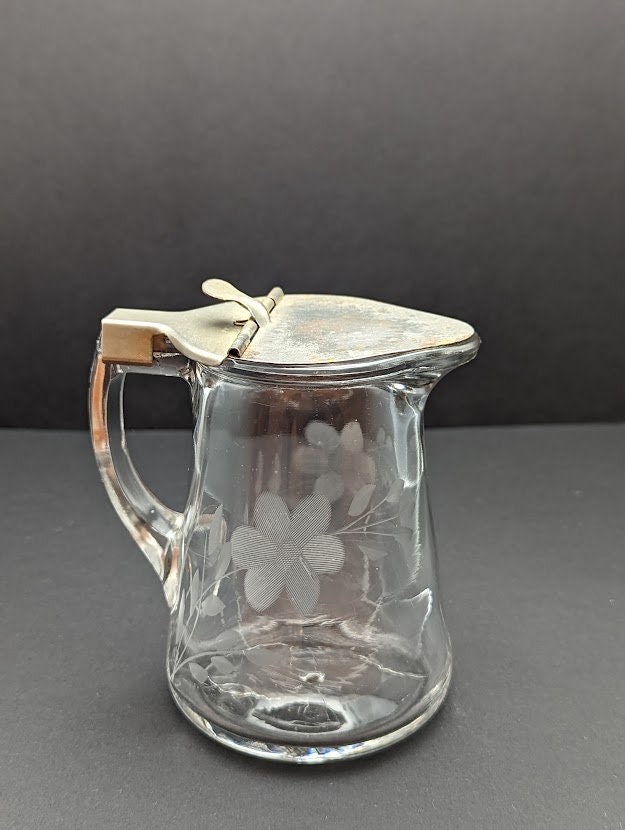 Antique Syrup Pitcher - Etsy