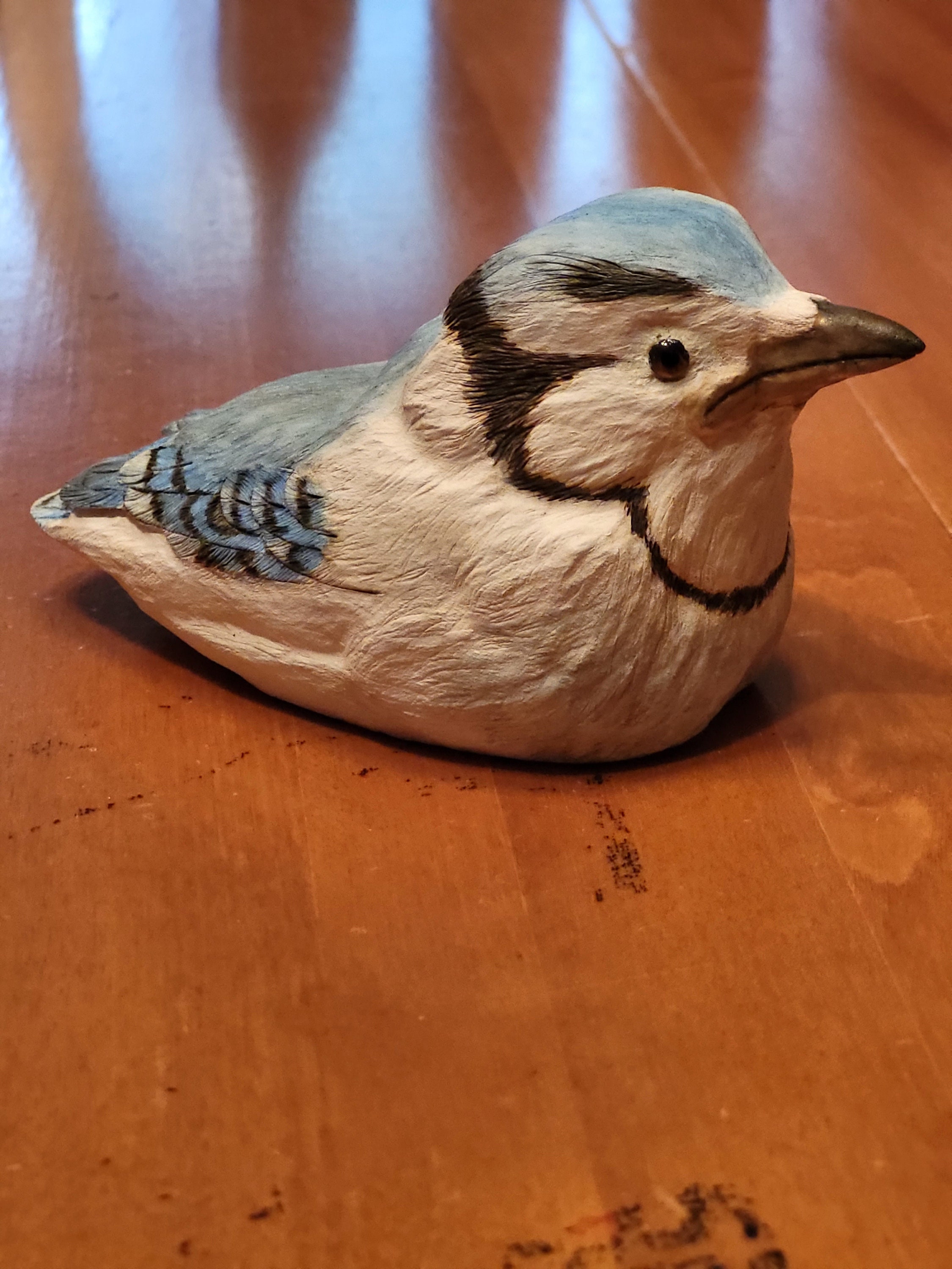 Full Size Baby Bluejay Wood Carving! - Etsy