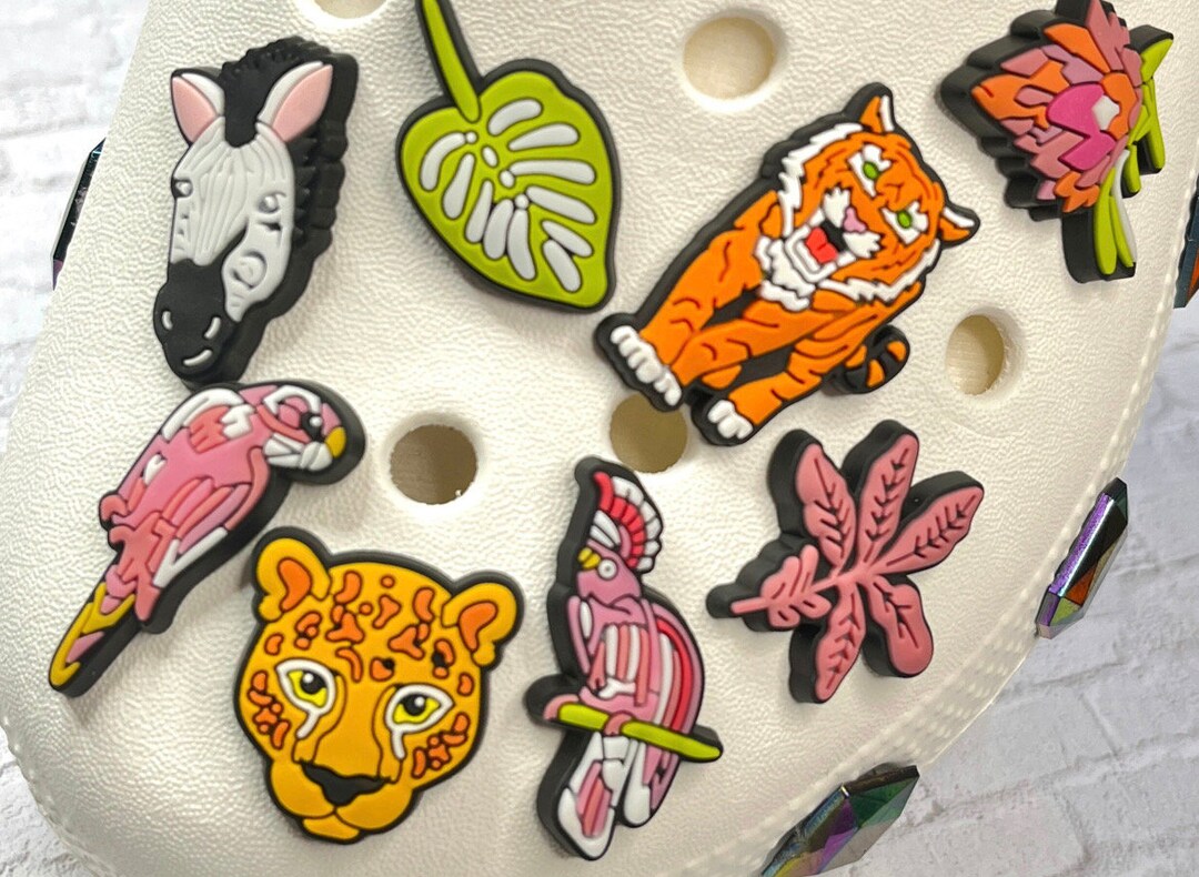 Jungle Shoe Charms Tiger Shoe Charms Cheetah Shoe Charms - Etsy Jungle Shoe Charms Tiger Shoe Charms Cheetah Shoe Charms - Etsy