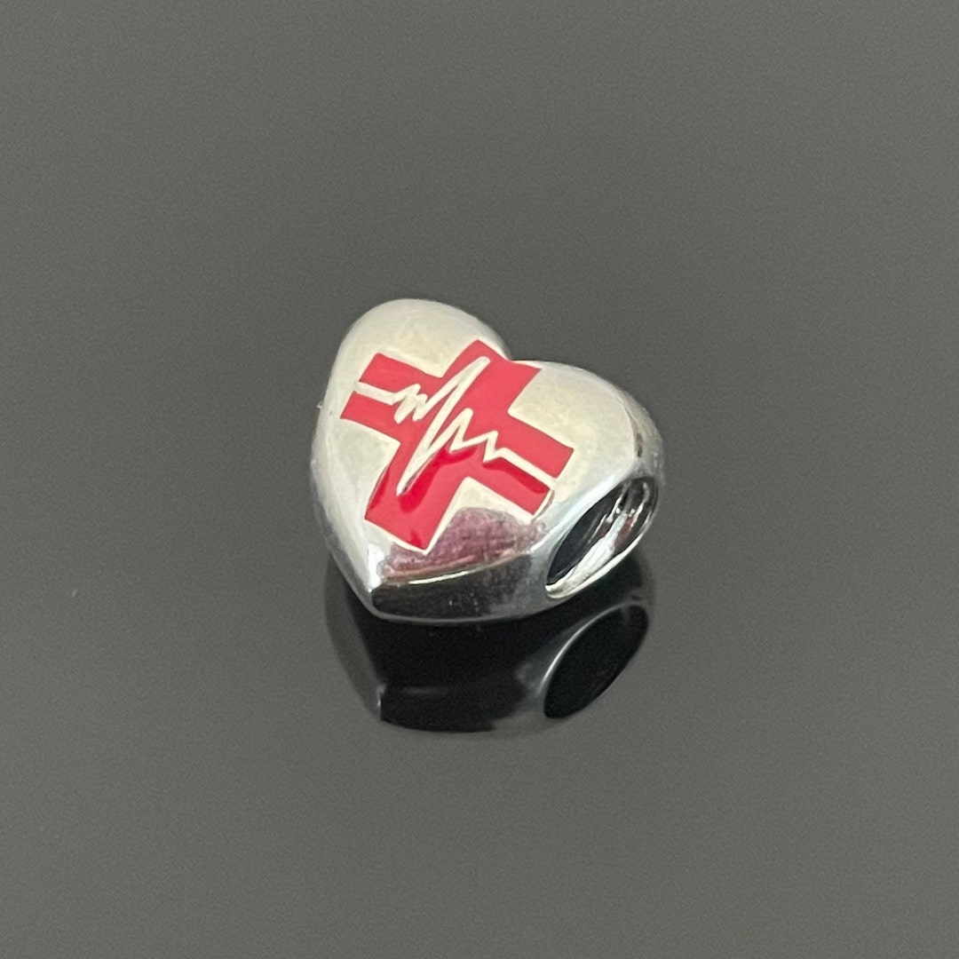 Pandora Nurse Exclusive Charm | Pandora Heart Charm for Bracelets | 925 ...