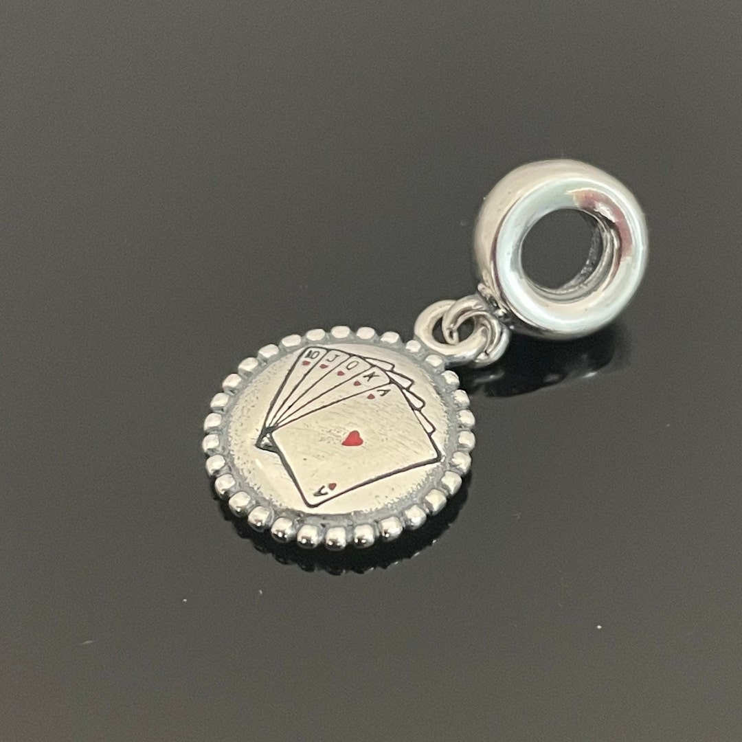 Pandora Playing Cards Poker Charm Casino Vegas Charm | 925 Sterling ...