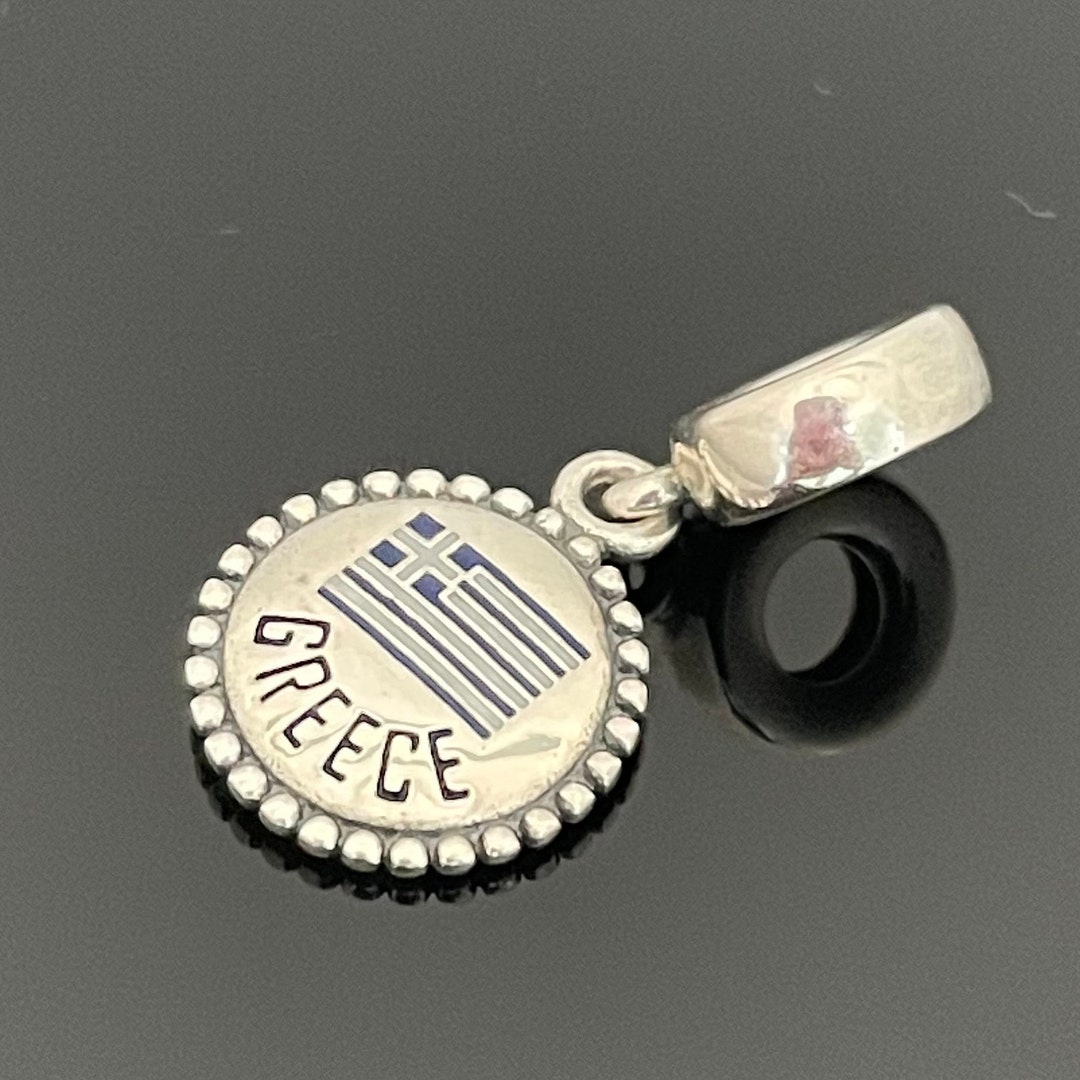 Pandora Greece Flag Dangle Charm 925 Jewelry Women Jewelry - Etsy