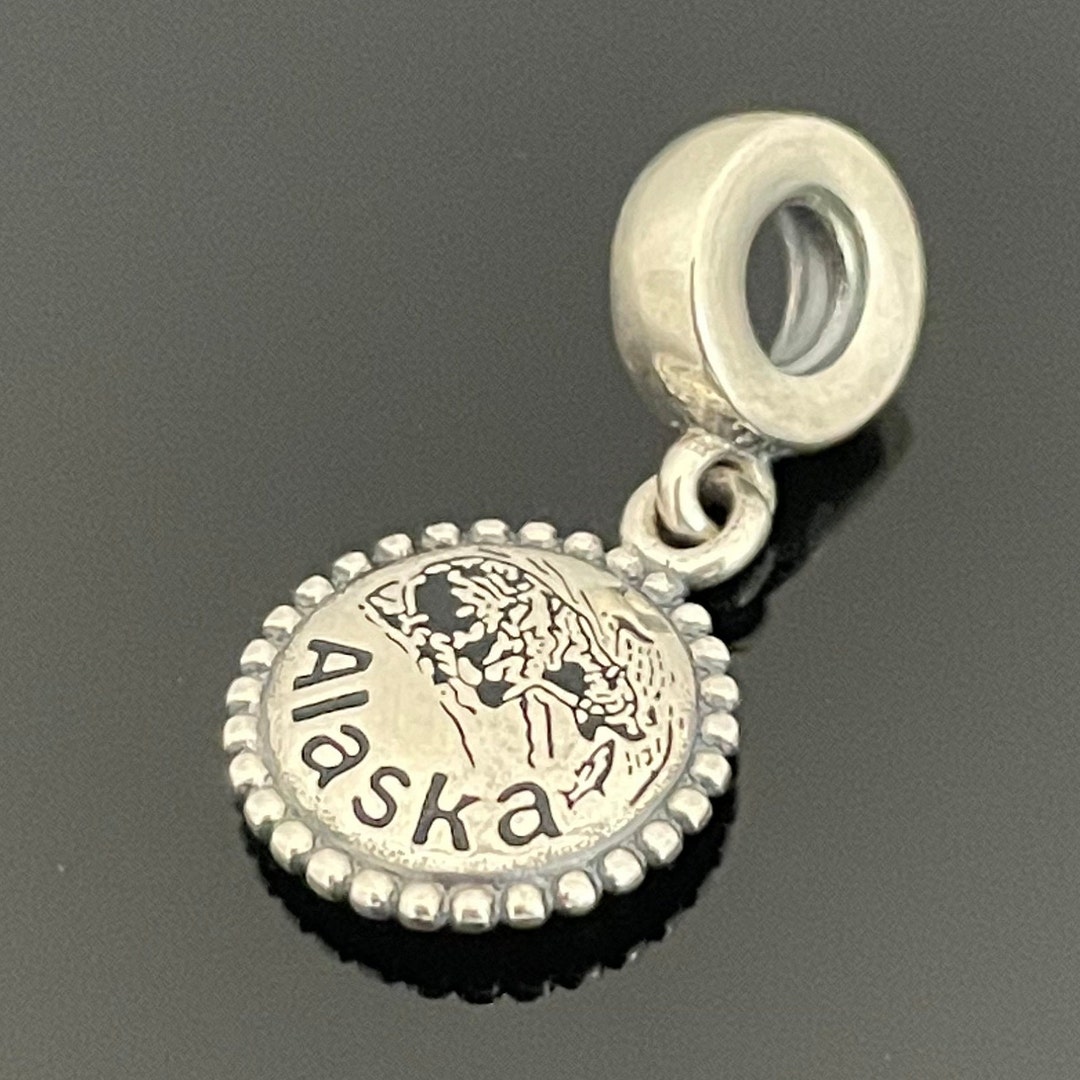 Pandora Alaska Bear Dangle Charm Pendant |925 Jewelry | Polar Bear ...