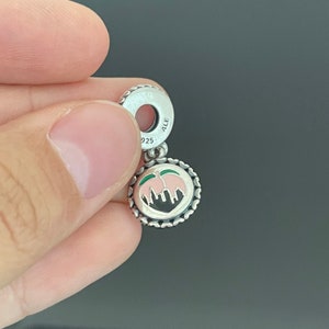 Pandora Georgia Peach Dangle Charm Pendant |925 Jewelry | Women Jewelry ...