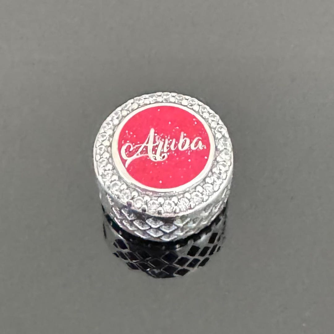 New Pandora Charm| Pandora LOVE Aruba Exclusive Bead Charm |original ...