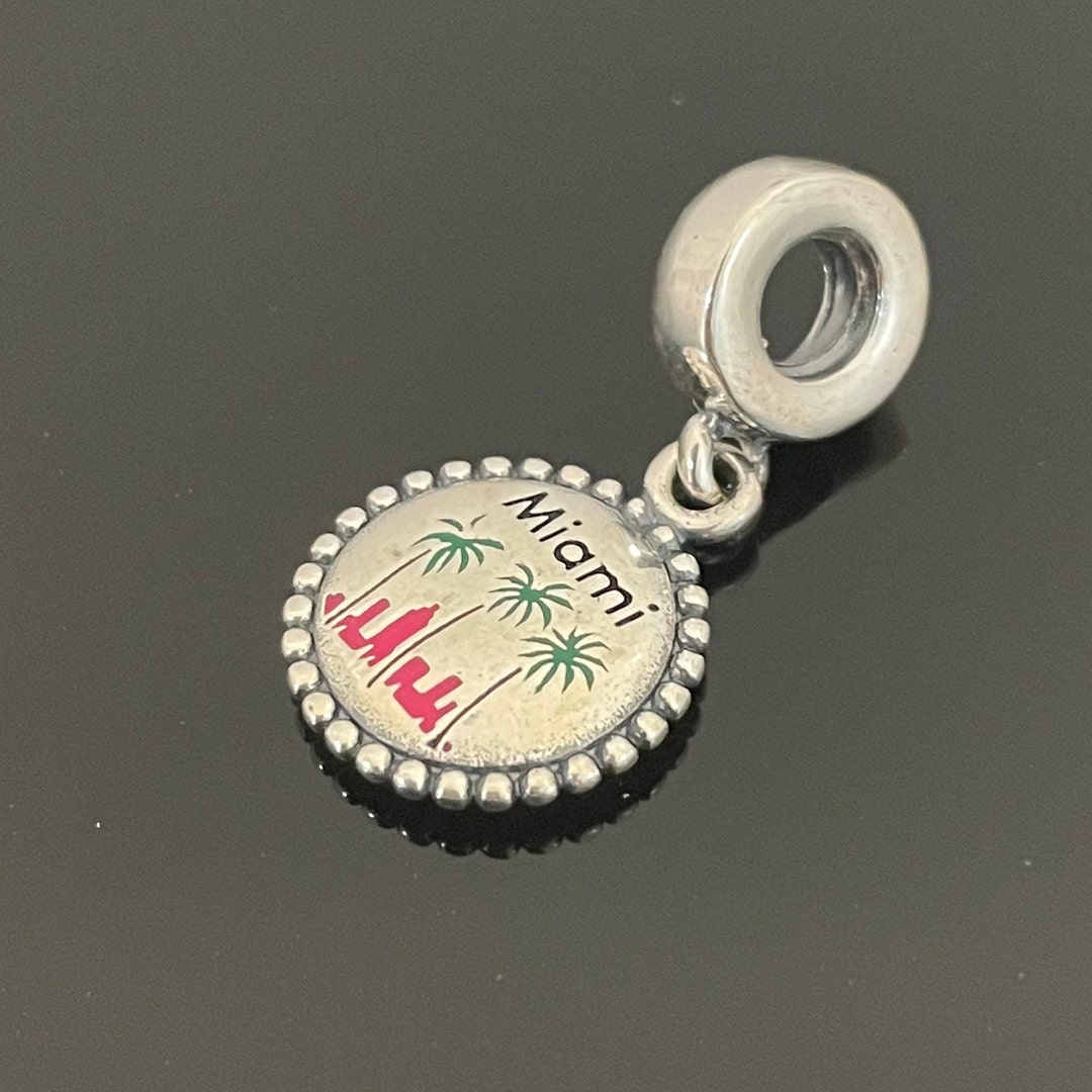 Pandora Miami Beach Dangle Charm Travel Pendant |S 925 Jewelry | Charm ...