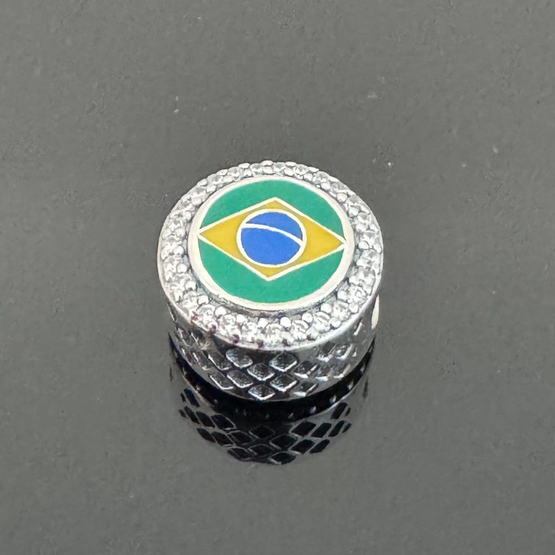 Pandora Brazil Exclusive Travel Charm | Charm for Pandora Bracelet and ...