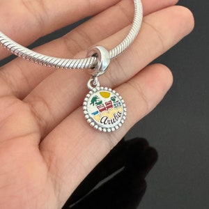 Pandora Aruba Beach Scene Dangle Charm 925 Jewelry Women Jewelry Travel ...