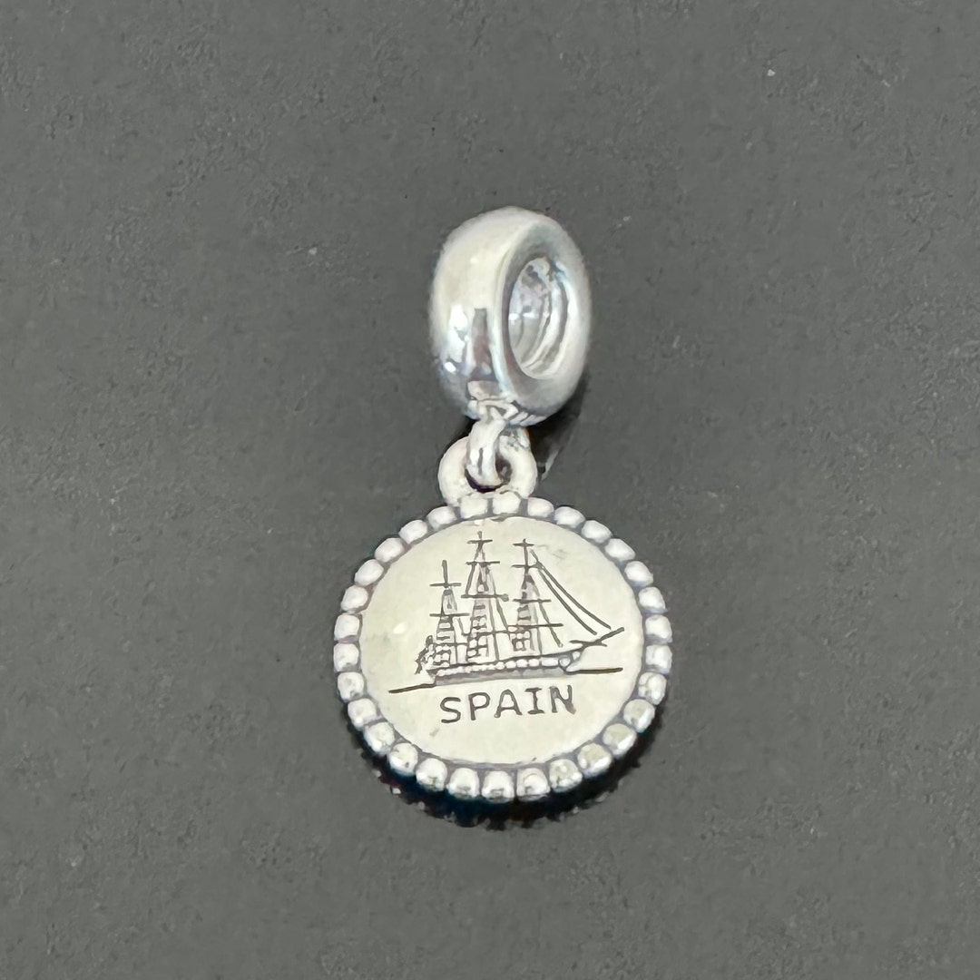 Pandora SPAIN Flag Dangle Charm | 925 Jewelry | Women Jewelry | Travel ...