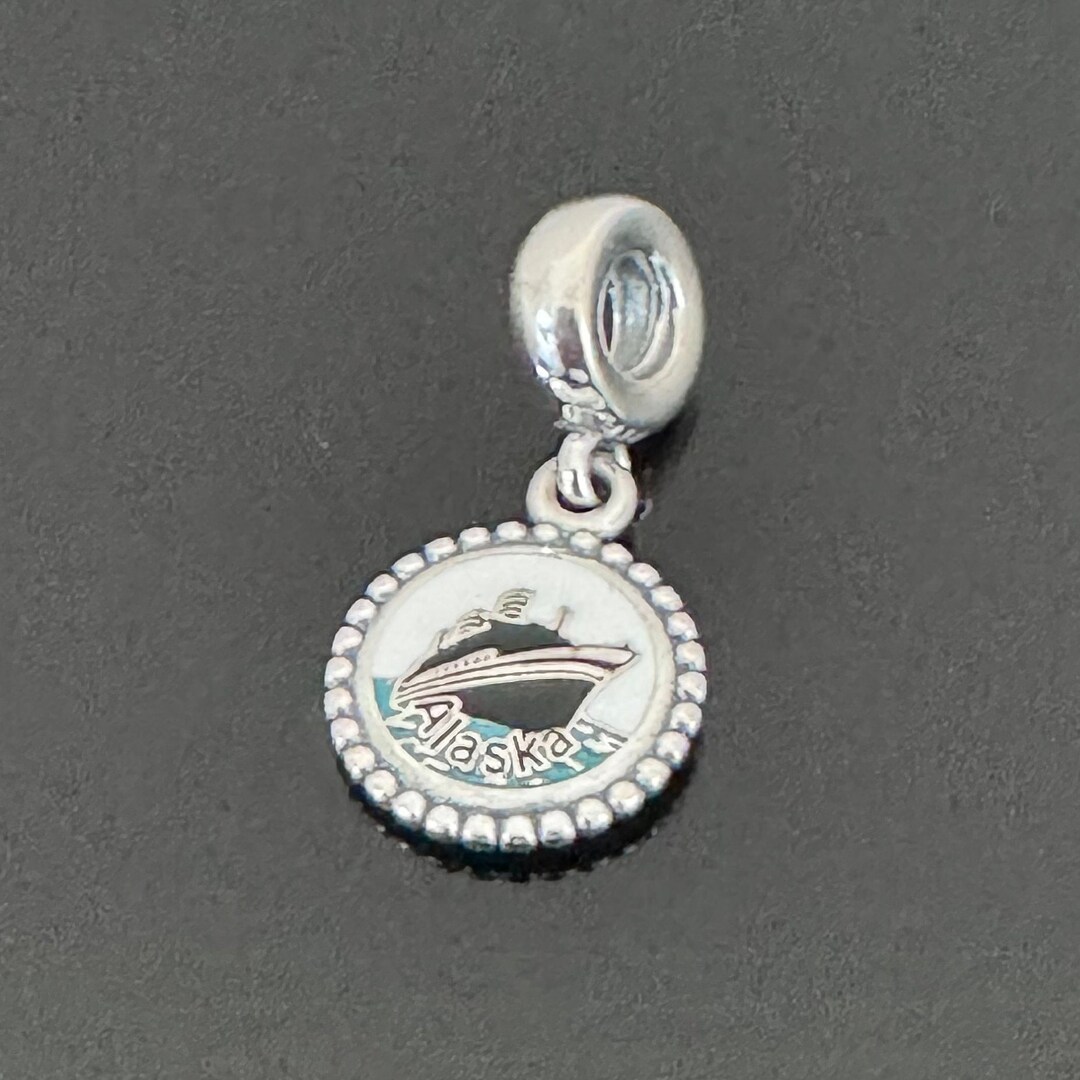 Genuine Pandora Brand Charm |pandora Alaska Ship Dangle Charm| Pandora ...