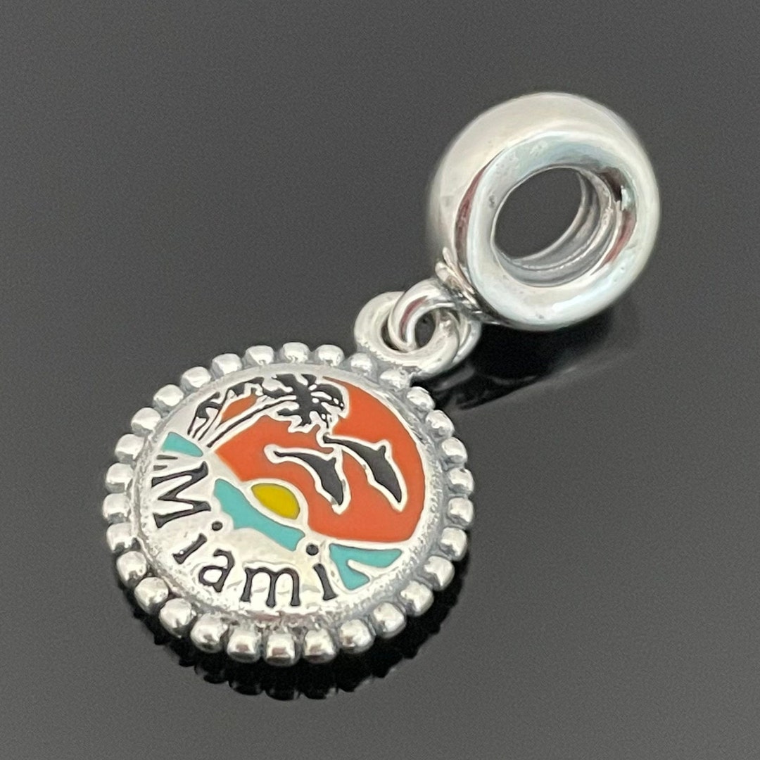 Pandora Miami Beach Dangle Charm Travel Pendant |925 Jewelry | Women ...