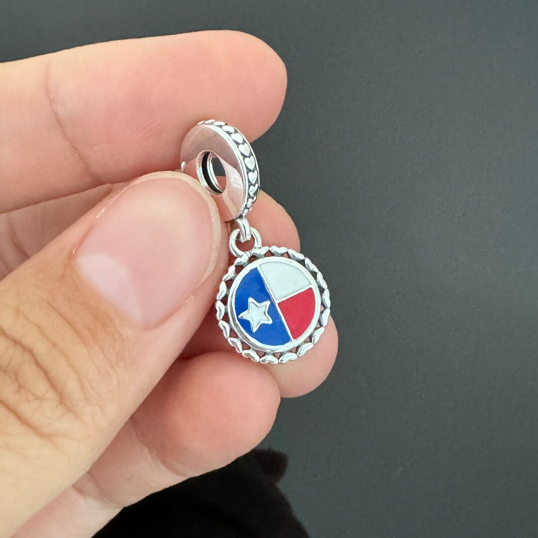A Real Pandora | Pandora Texas Flag Charm | Authentic Pandora Brand ...