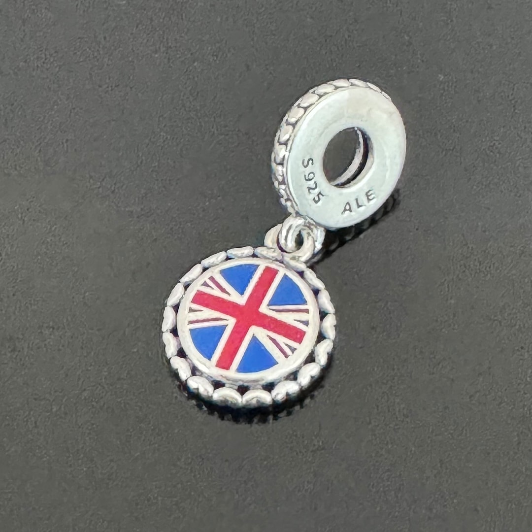 Pandora England Flag Dangle Charm|women Jewelry |travel Charms for ...