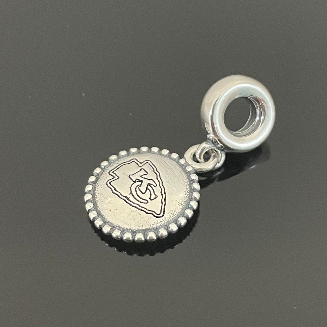 Pandora Kansas City Chiefs Football Arrowhead Dangle Charm |925 Jewelry ...