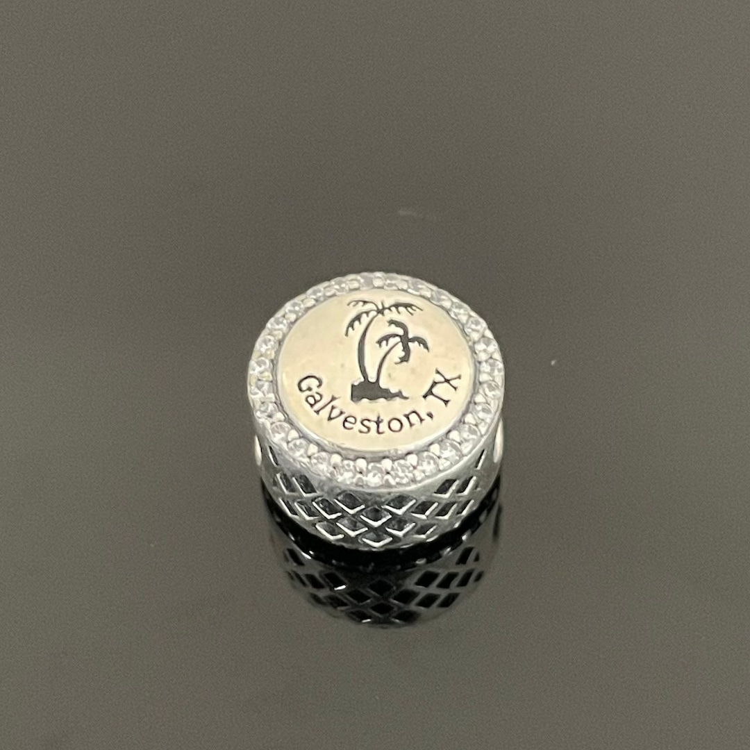 Pandora Charms | Pandora Galveston.tx Charm | Pandora Beach Coconut ...