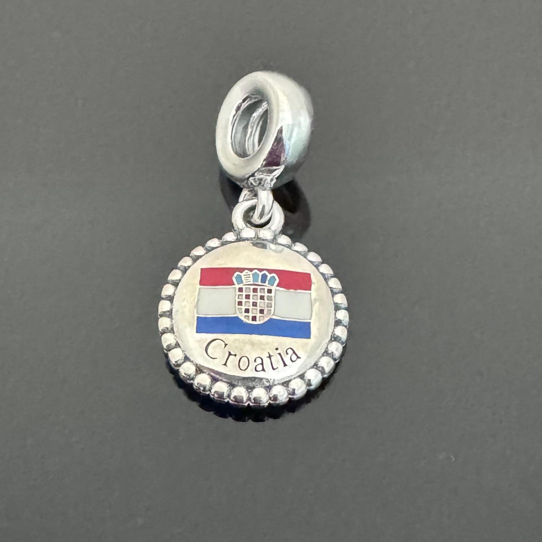 Pandora Croatia Flag Dangle Charm |authentic Pandora Charm |women ...