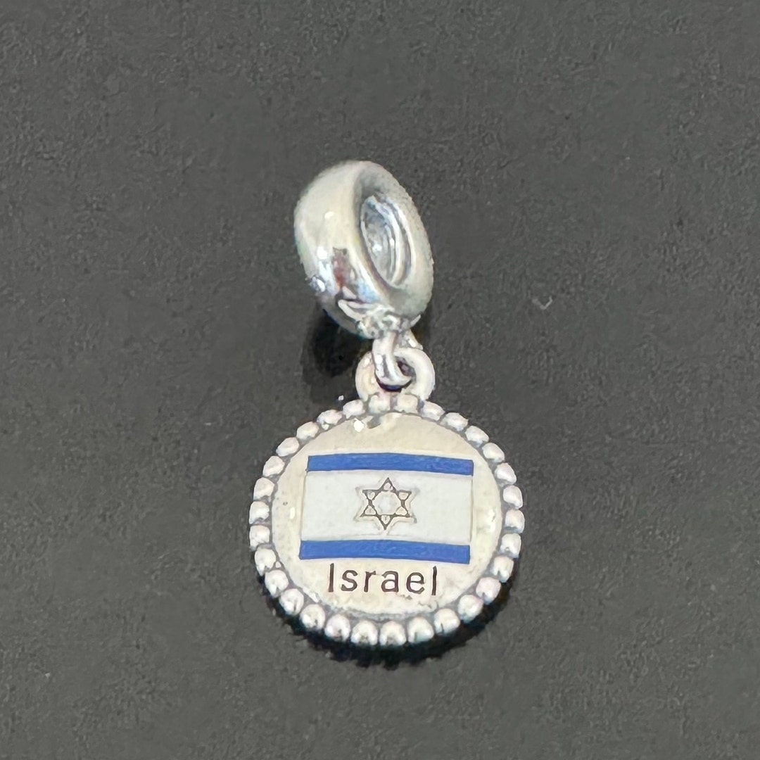 Pandora Charms | Pandora Israel Flag Dangle Charm | 925 Jewelry | Women ...