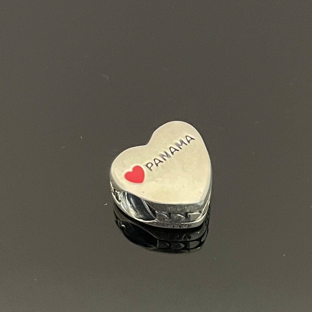 Pandora Panama Exclusive Heart Charm | Pandora Heart Charm for Bracelets | 925 Women Jewelry ...