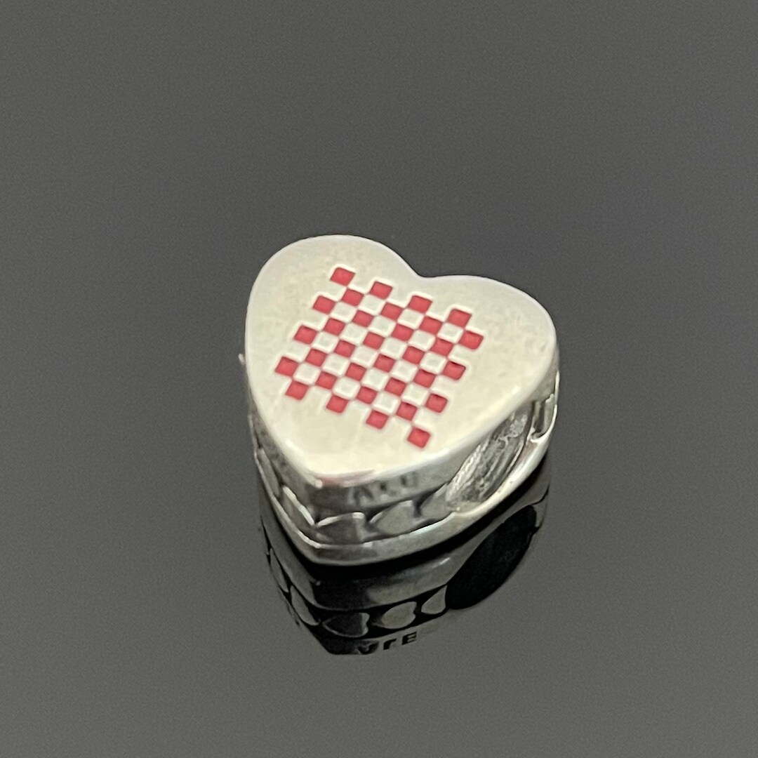 Pandora Croatia Flag Heart Dangle Charm Pendant | Pandora Heart Charm ...