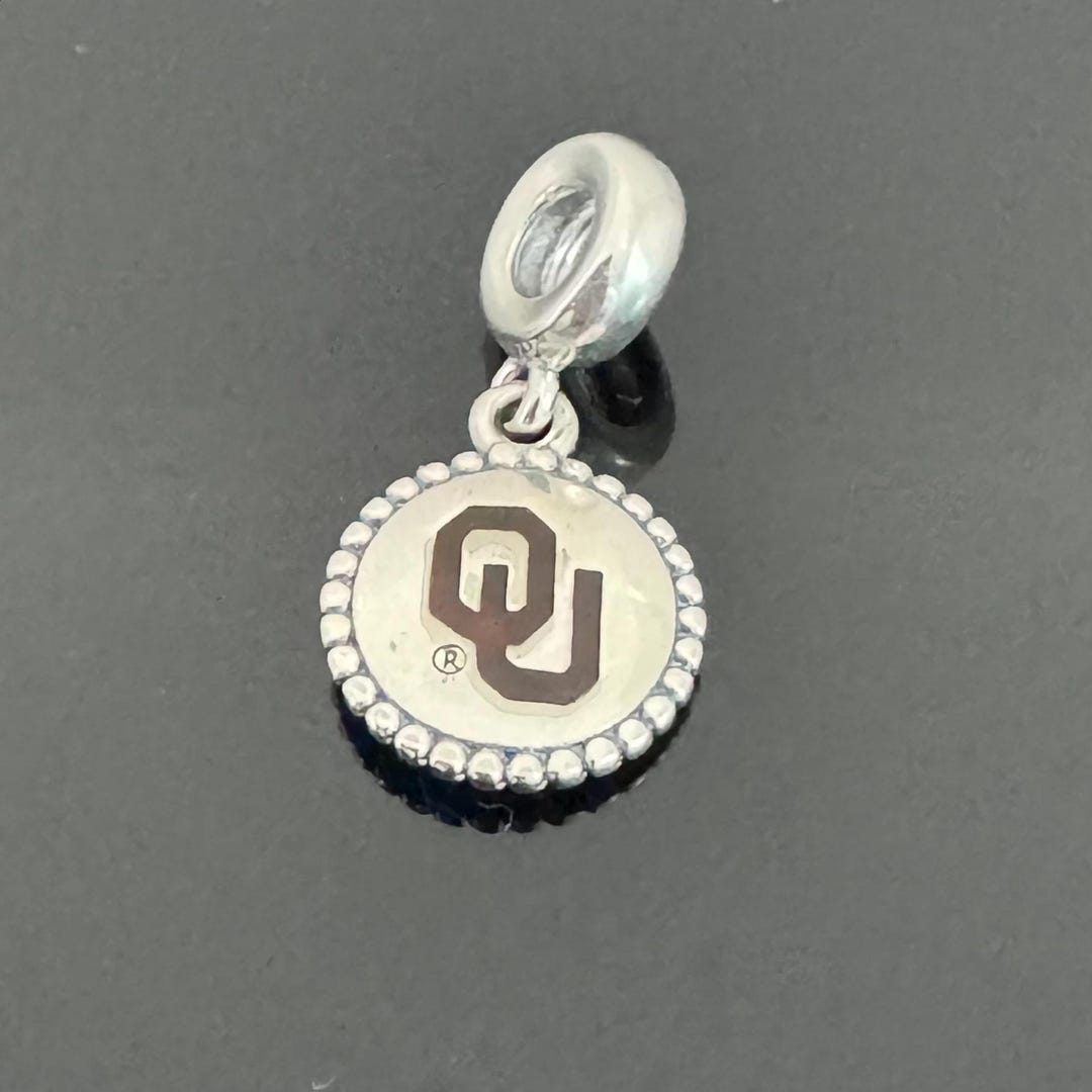 New Pandora Armory University of Oklahoma Charm | Real Pandora Charm ...