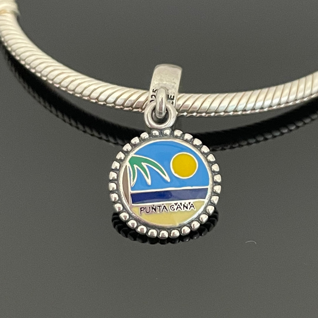Genuine Pandora Charm | Pandora Punta Cana Dominican Republic Charm ...